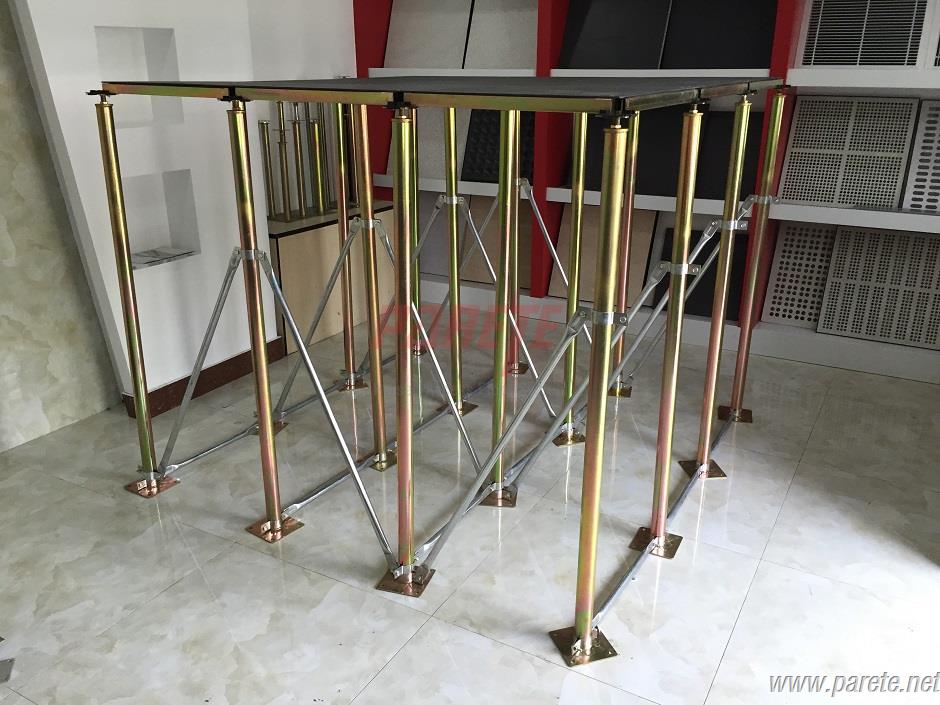 Bracing support bare Finish steel Raised Floor